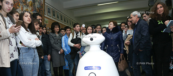 Boris Robot Visits School of Mathematics and Physics - Armenian ...