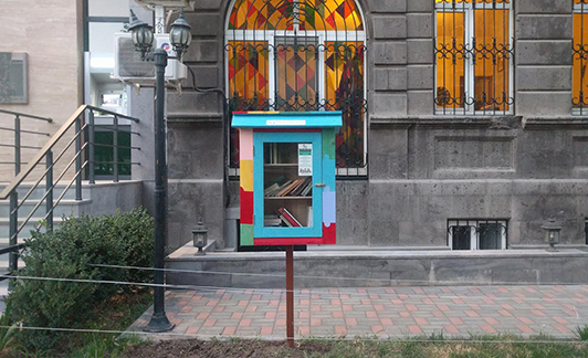 First ‘Little Free Library’ Installed in Yerevan - Armenian National ...