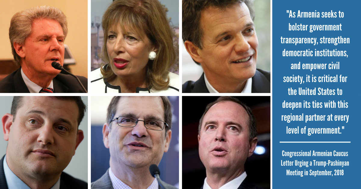 Armenian Caucus Calls for Trump-Pashinyan Meeting - Armenian National ...