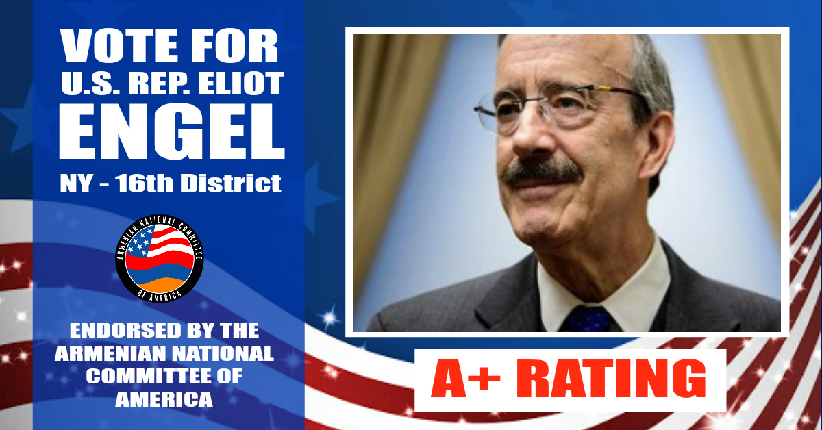 ANCA Endorses Rep. Eliot Engel for Reelection in New York’s 16th ...