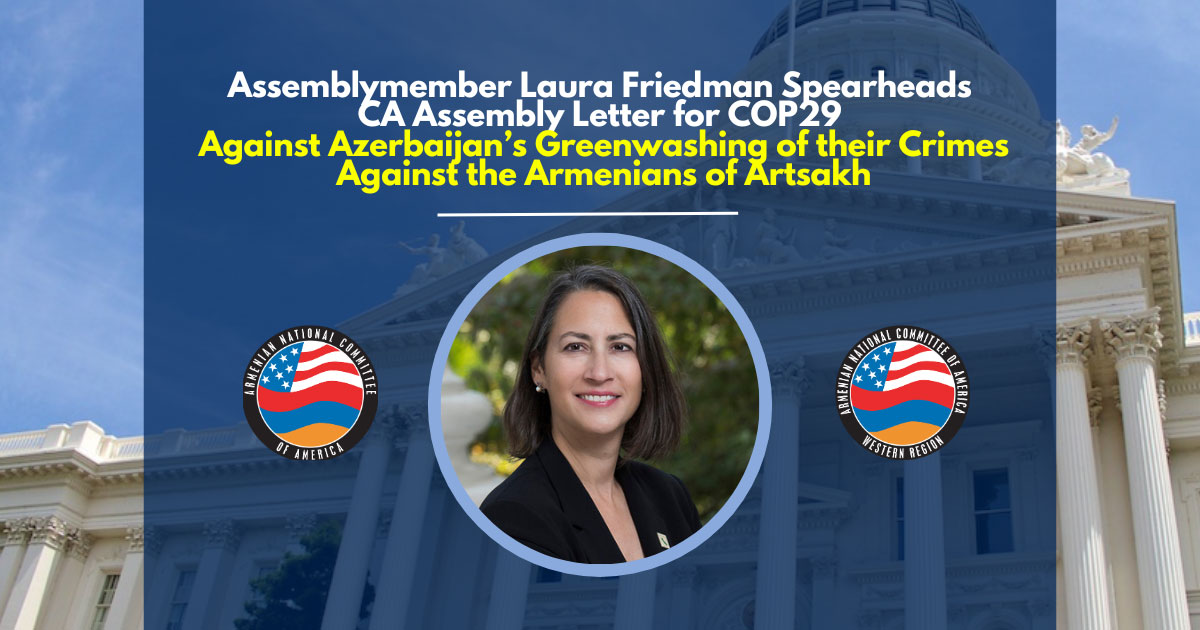 CA Assemblymember Laura Friedman Demands Azerbaijani Accountability for ...